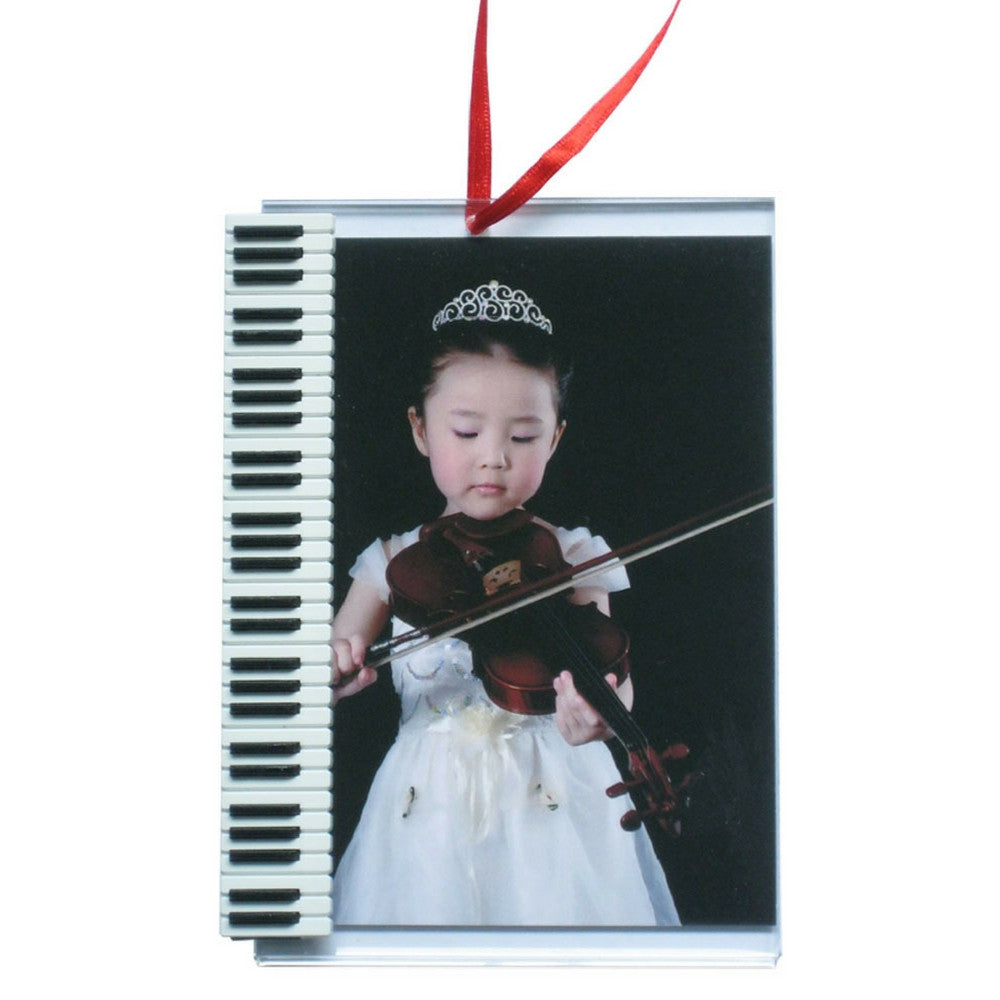 Music Picture Frame Ornament, Piano Keyboard | Robin Jay Music & Gifts